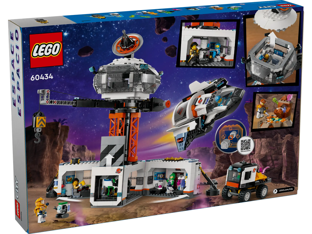 LEGO City Space Base and Rocket Launchpad 60434 - Space Set | Puzzlers ...