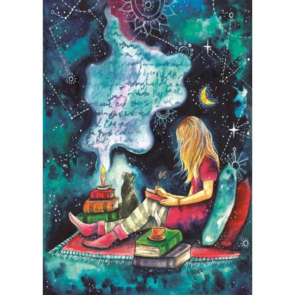 The Poet Puzzle - Magnolia 1000 Pieces | Puzzlers Jordan